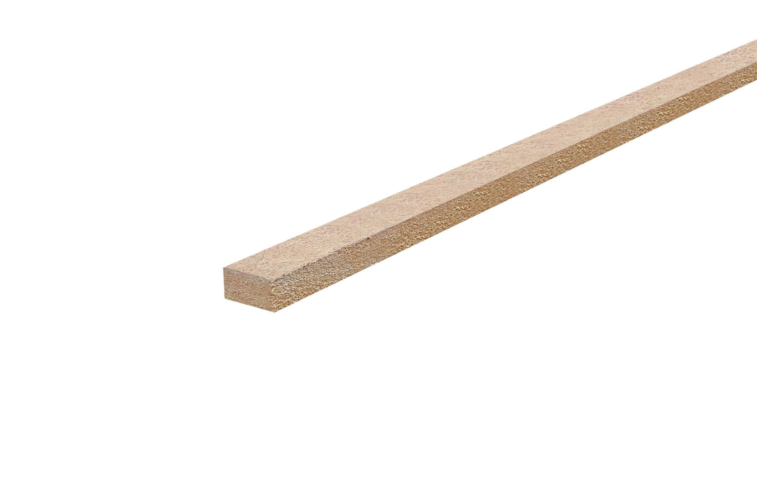 MDF STRIPWOOD 18MM X 21MM X 2400MM | DIY at B&Q