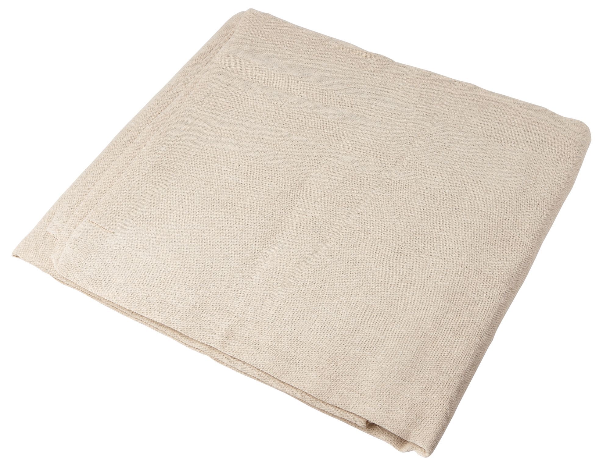 Medium Cotton Dust sheet , (L)2.7m x, (W)3.6m