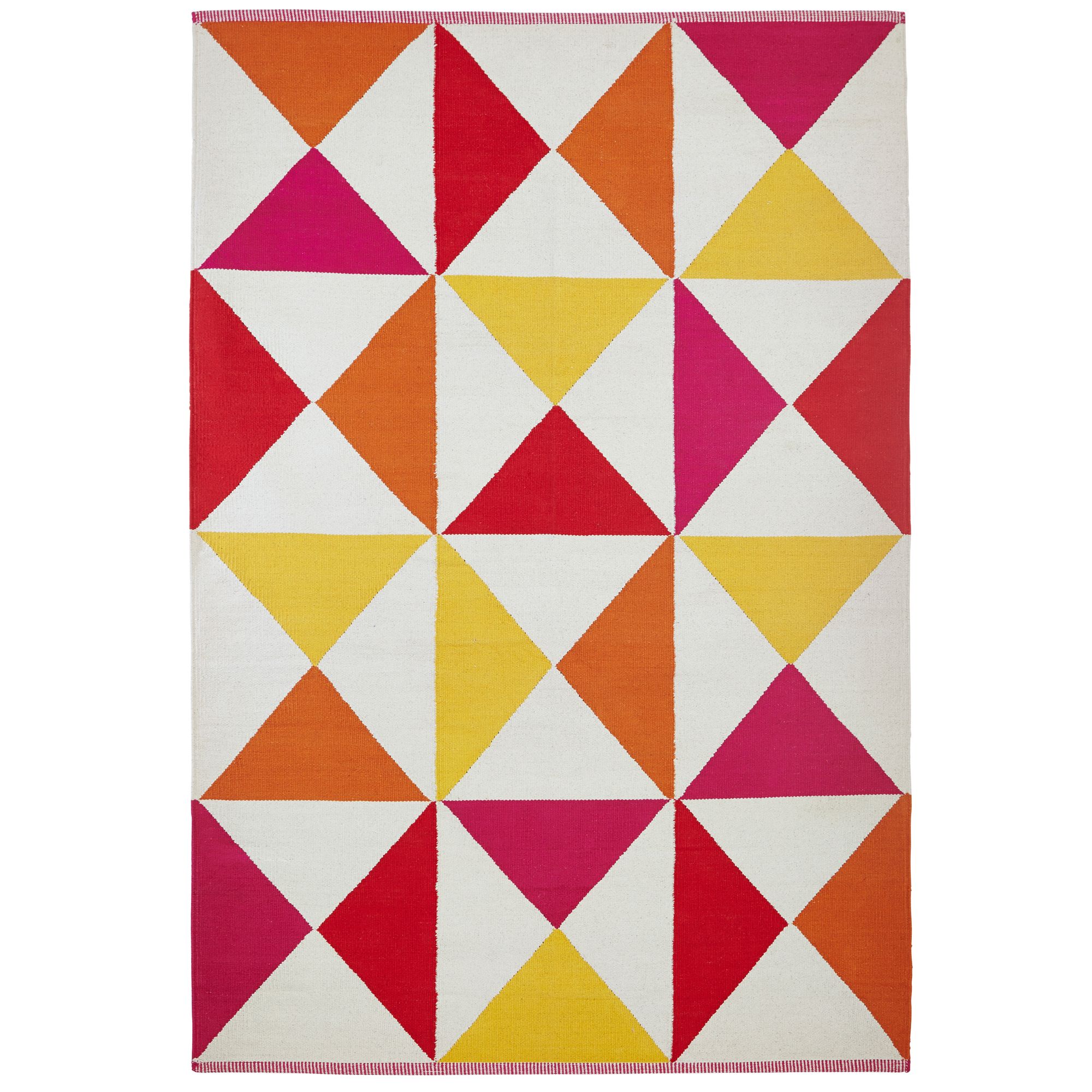 Meghan Geometric Red Rug 230cmx160cm | DIY at B&Q