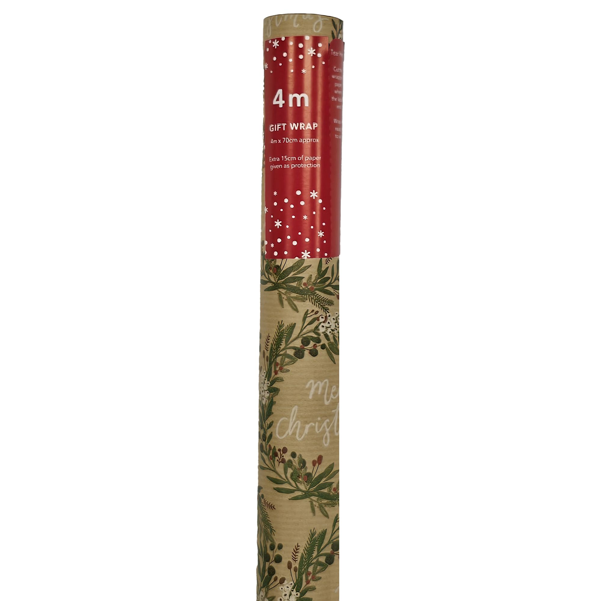 Merry Christmas wrapping paper 4m