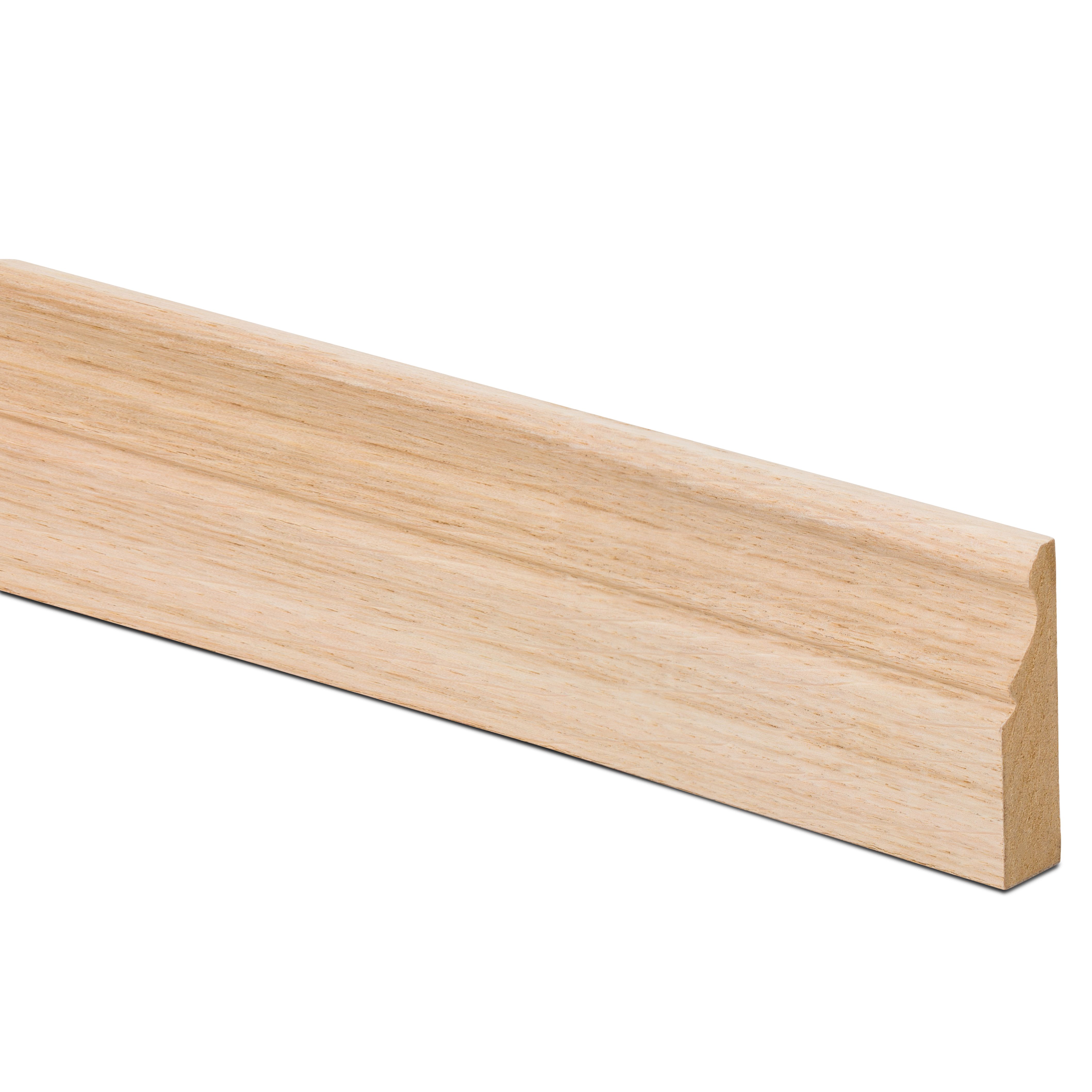 Metsä Wood Fully finished Oak Ogee Moulding (L)2100mm (W)69mm (T)18mm ...