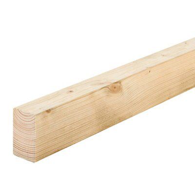 Metsä Wood Planed C16 Spruce Carcassing timber (L)3m (W)70mm (T)45mm ...