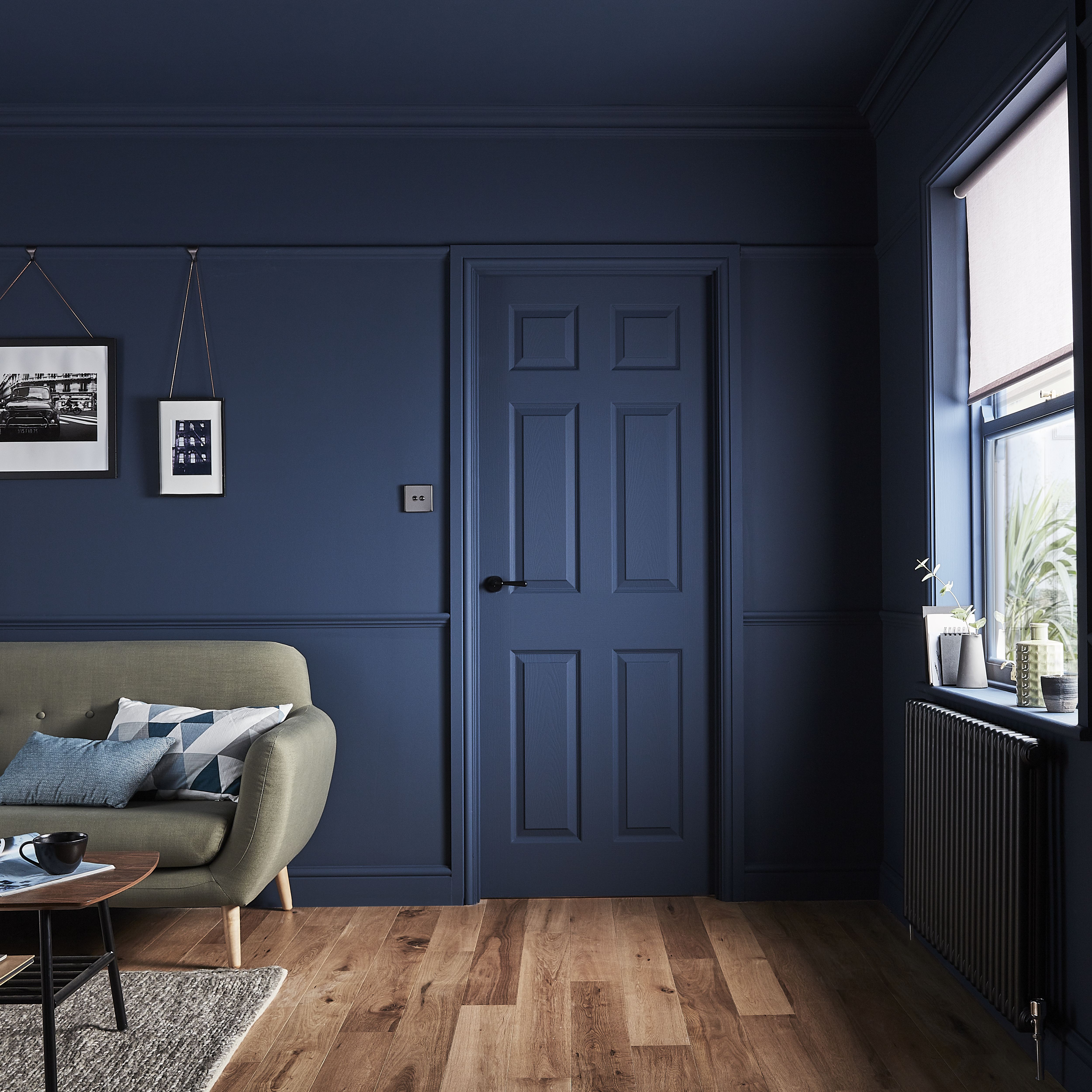 Metsä Wood Primed White MDF Torus Picture rail (L)2400mm (W)44mm (T ...