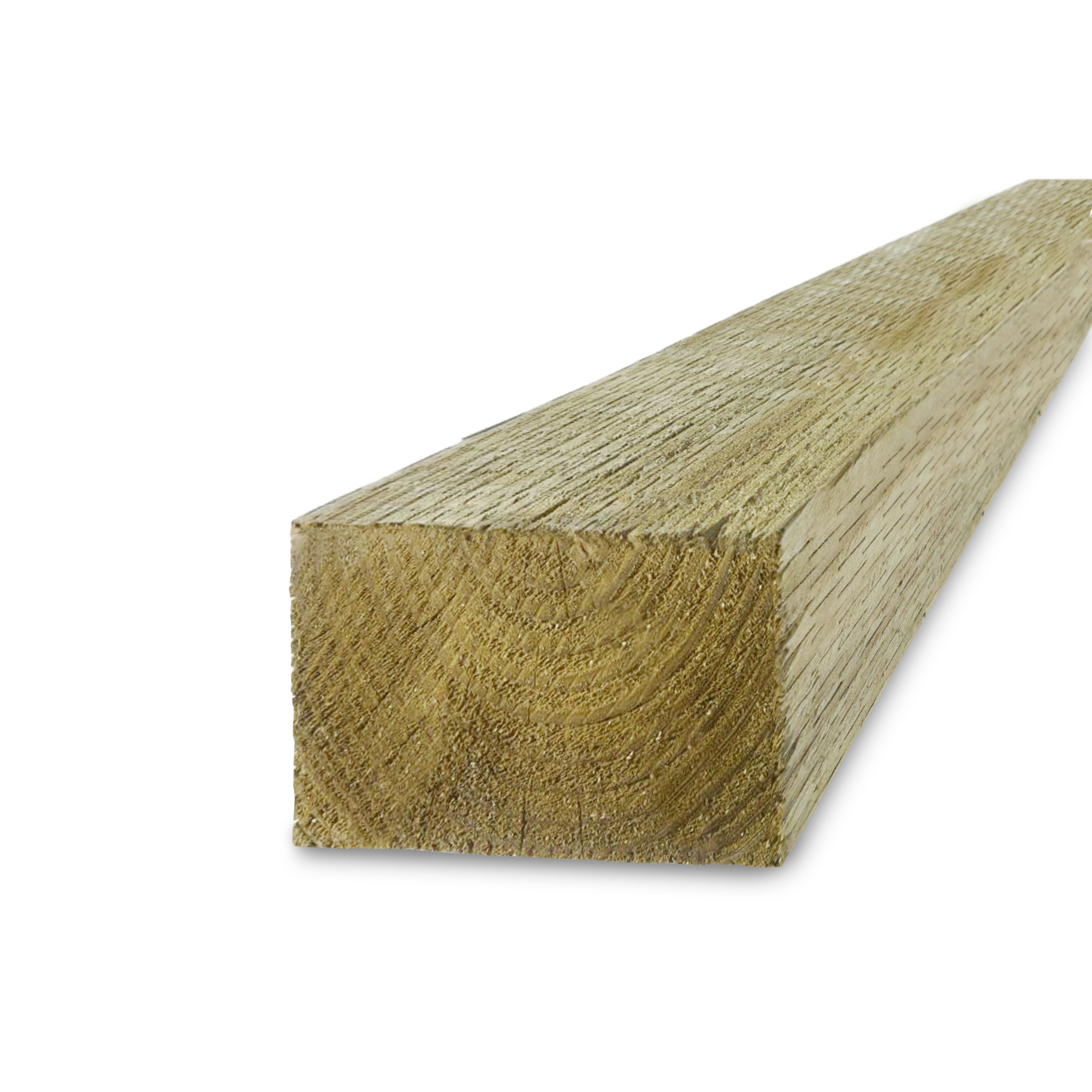 Metsä Wood Rough-sawn edge Timber Sleeper (W)150mm (L)0.9m