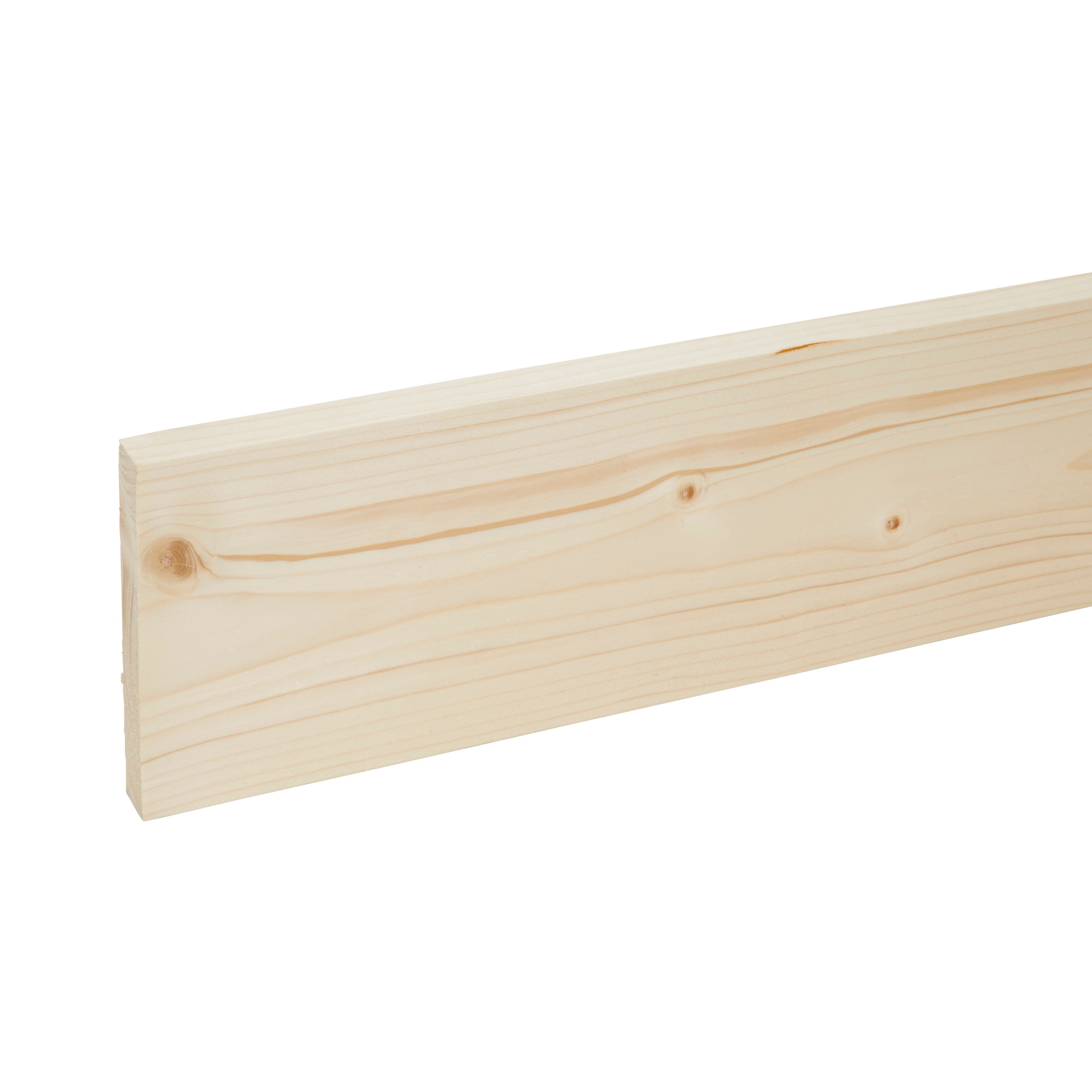 Metsä Wood Smooth Planed Whitewood spruce Stick timber (L)2.4m (W)119mm ...