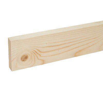 Metsä Wood Smooth Planed Whitewood spruce Stick timber (L)2.4m (W)94mm ...