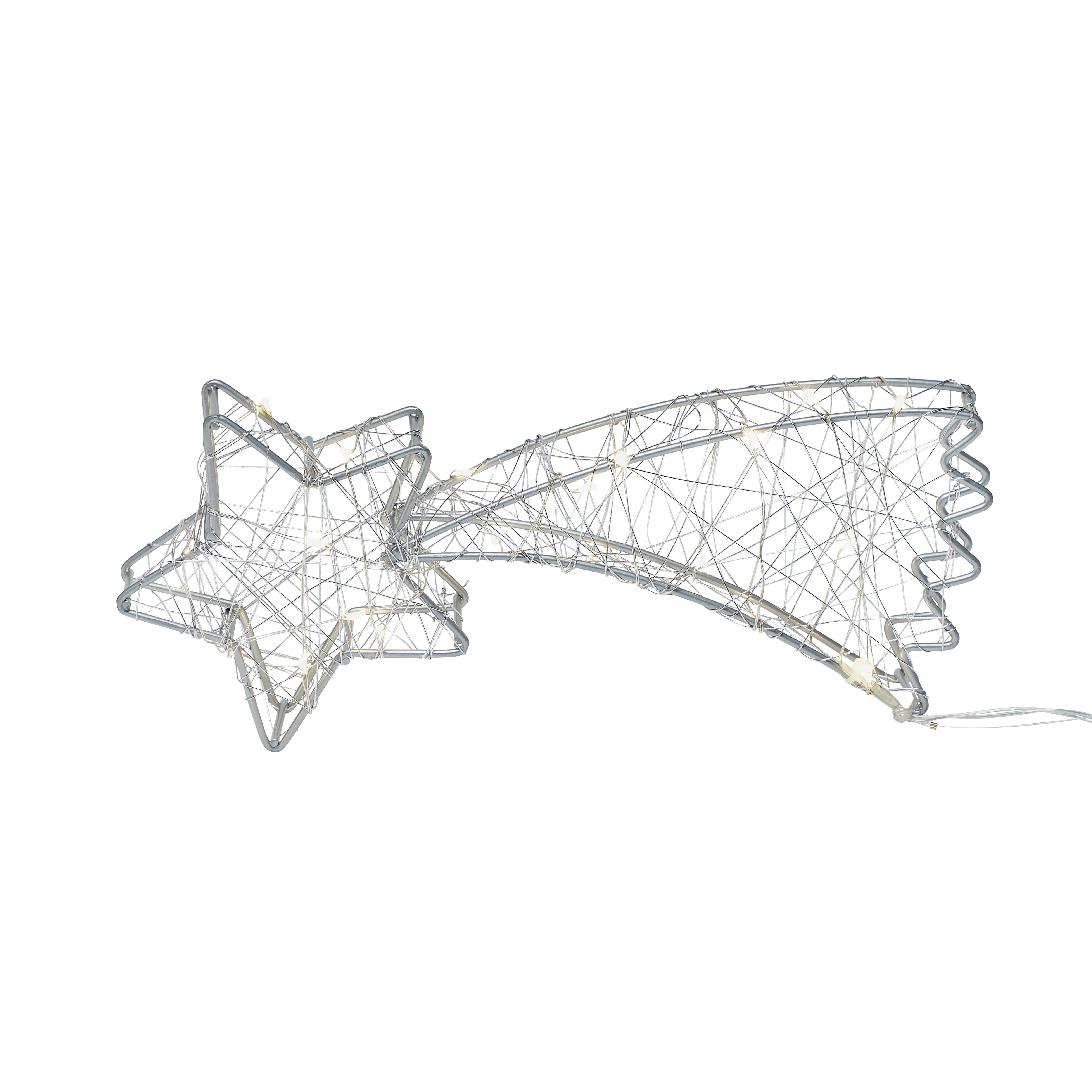 Midnight dreams Silver Wire Shooting starLED Electrical christmas ...