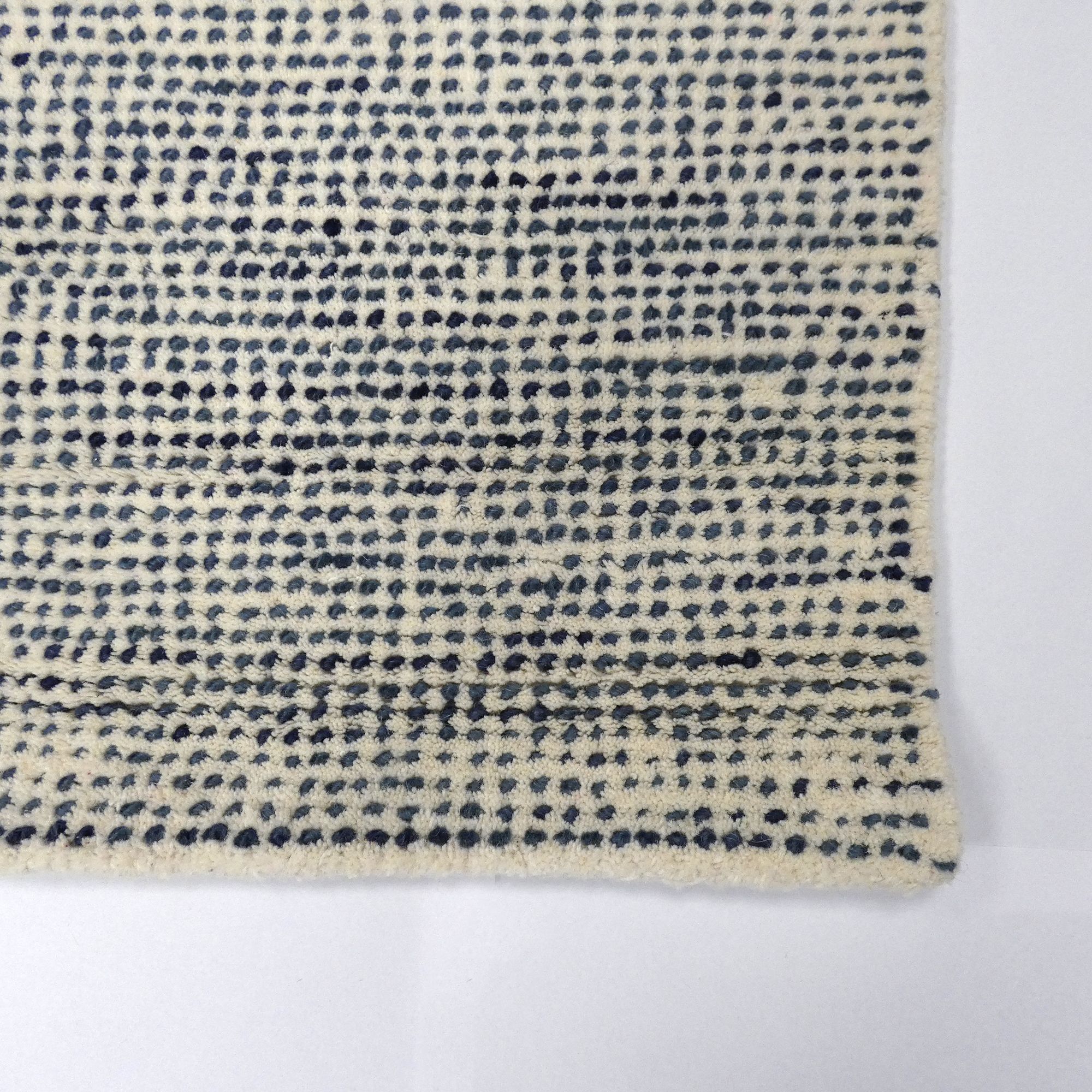 Milano Blue Striped Large Rug, (L)230cm x (W)160cm