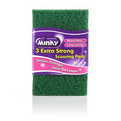 Minky Flat scourer, Pack of 3 | DIY at B&Q