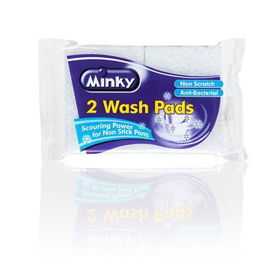 Minky Sponge scourer, Pack of 2 | DIY at B&Q