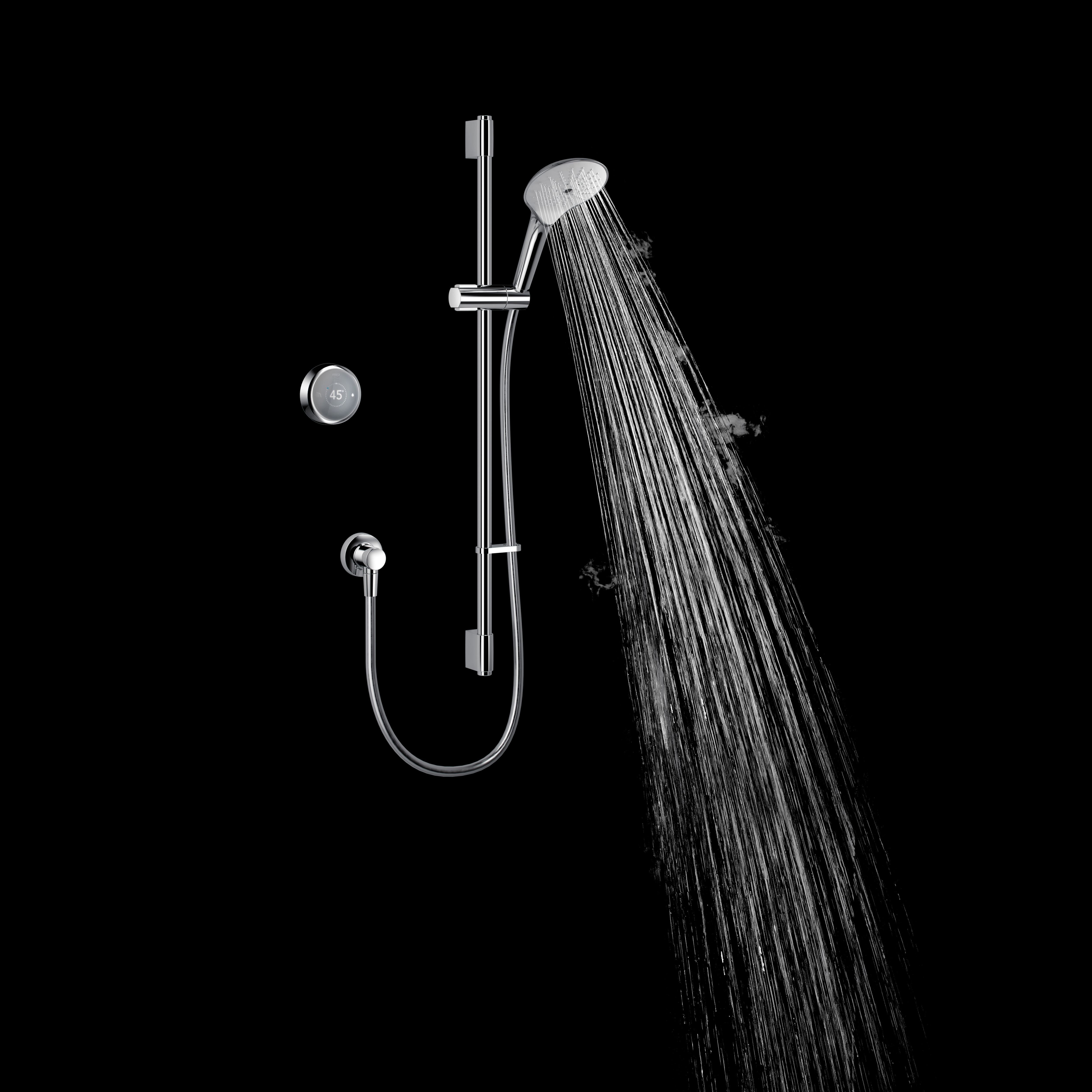 Mira Activate Single Low Pressure Chrome effect Rear fed High pressure ...