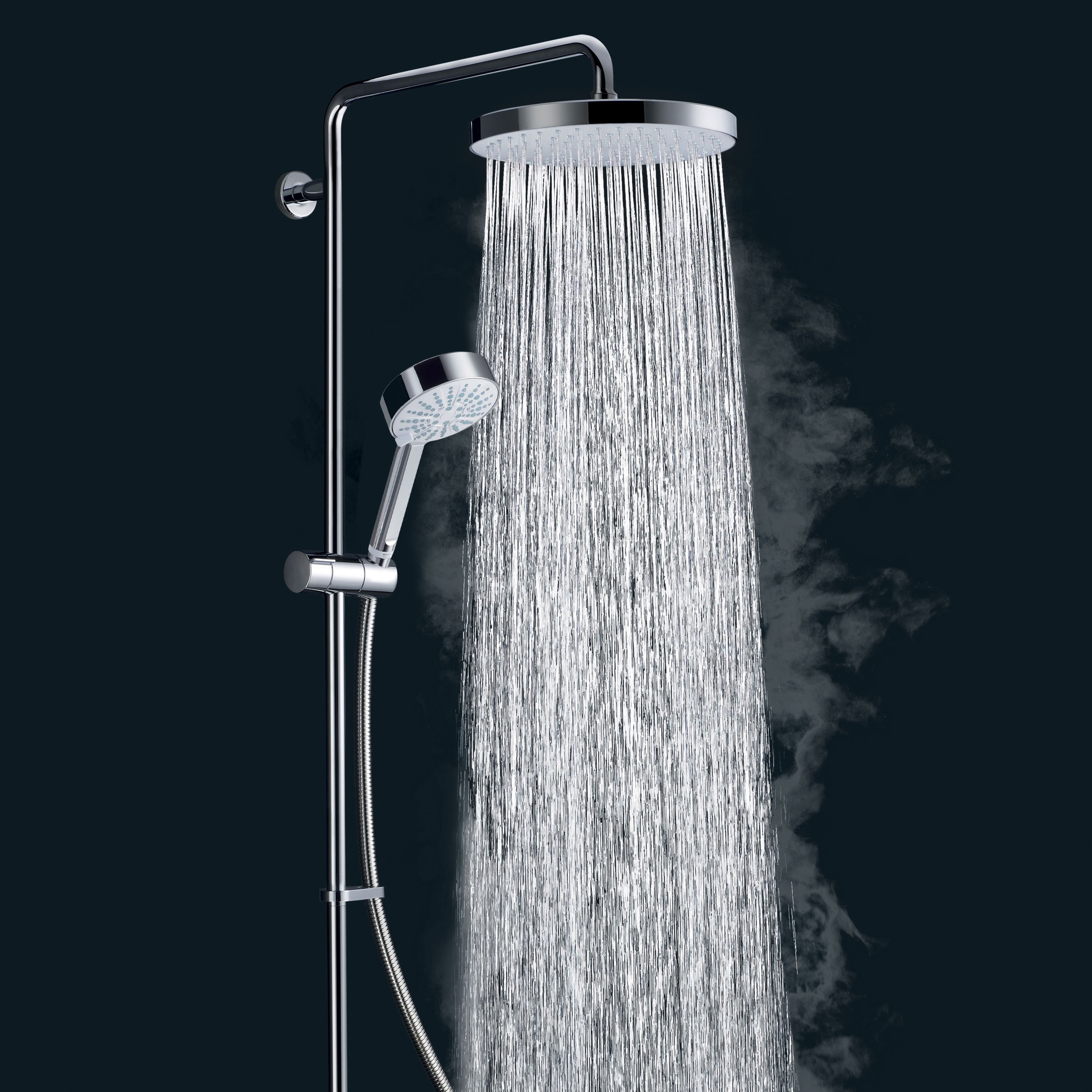 Mira Atom ERD Chrome effect Rear fed Thermostatic Mixer Shower with 2 ...