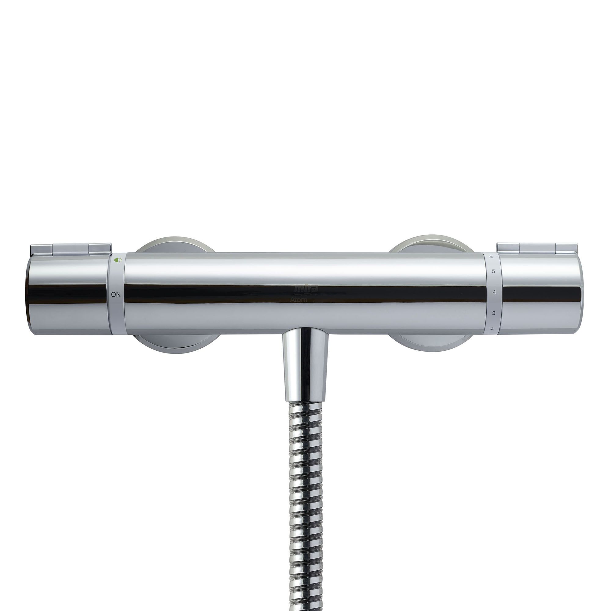 Mira Atom EV Chrome effect Wall-mounted Mixer Shower & 1.25m hose length
