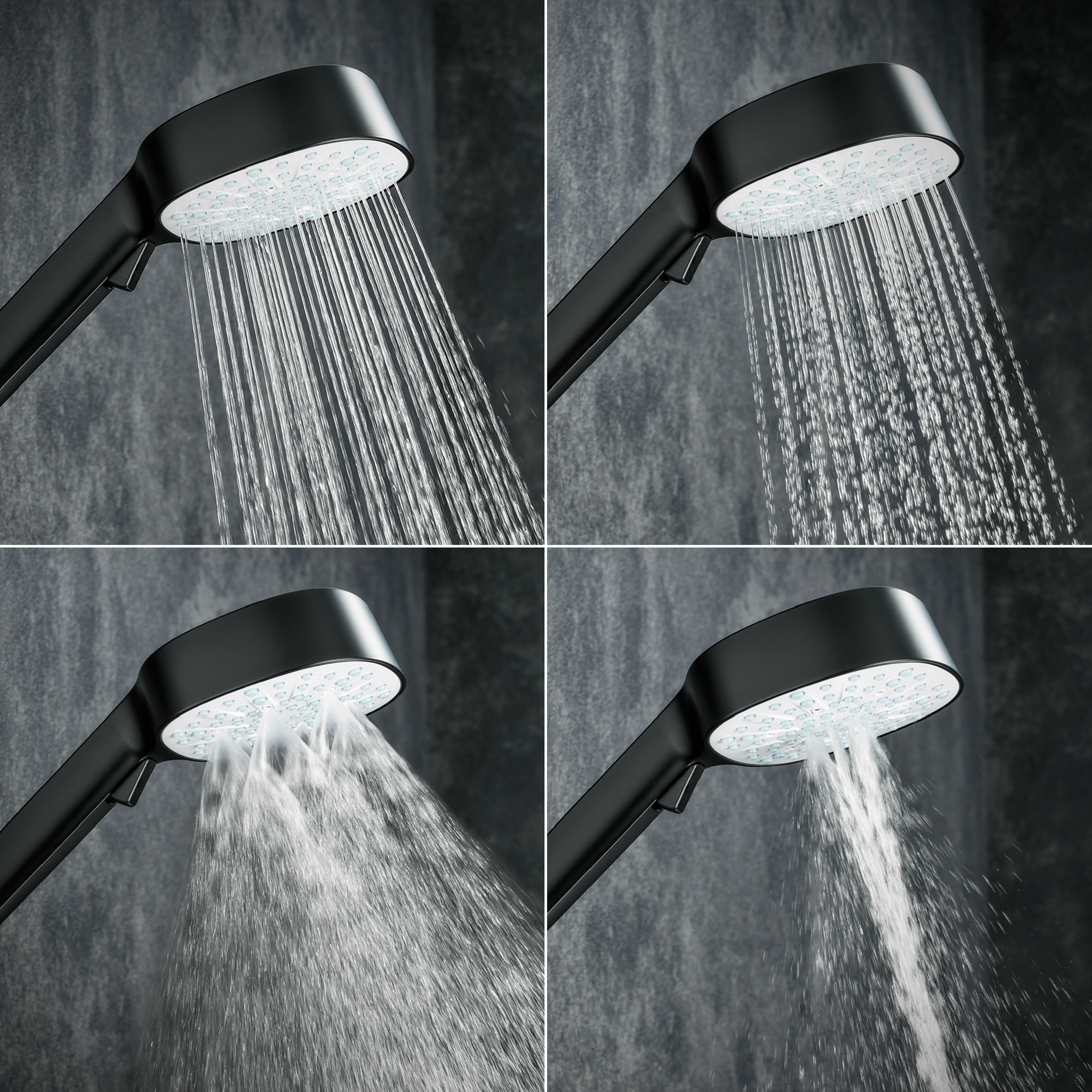 Mira Atom Matt Black Chrome effect Rear fed Thermostatic Mixer Shower ...