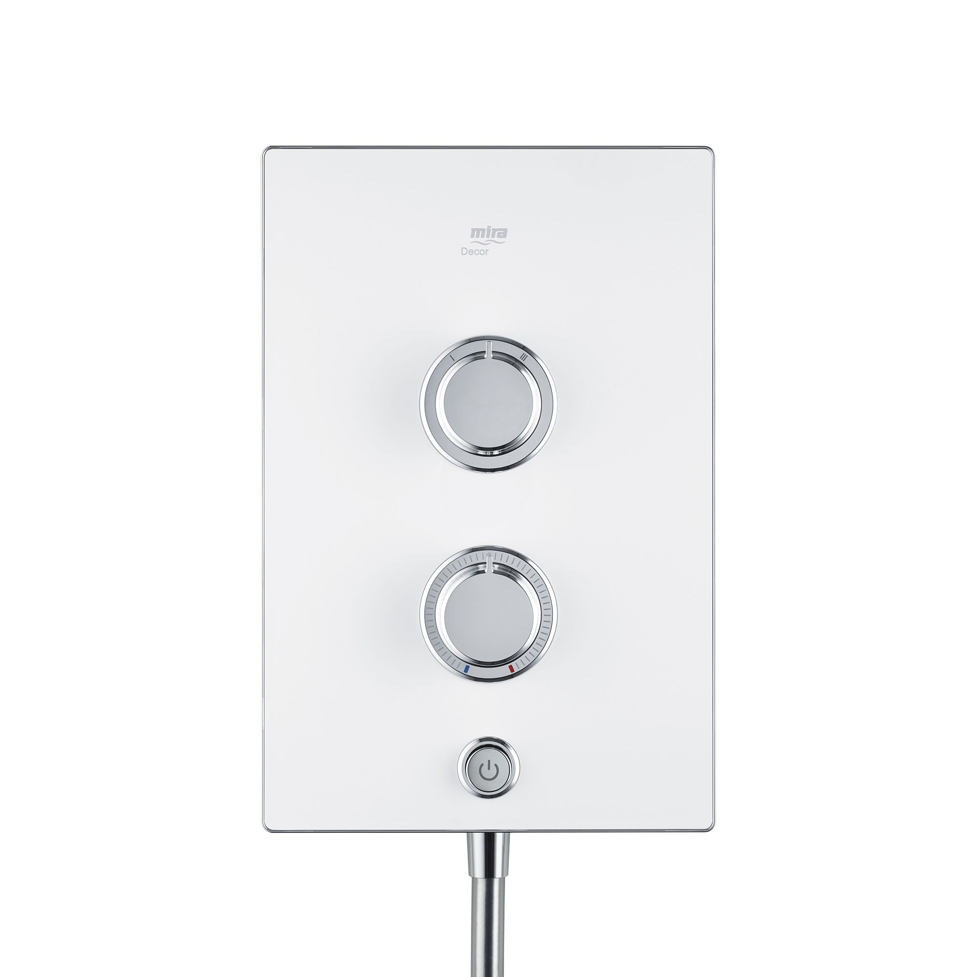Mira Decor White Manual Electric Shower, 9.5kW