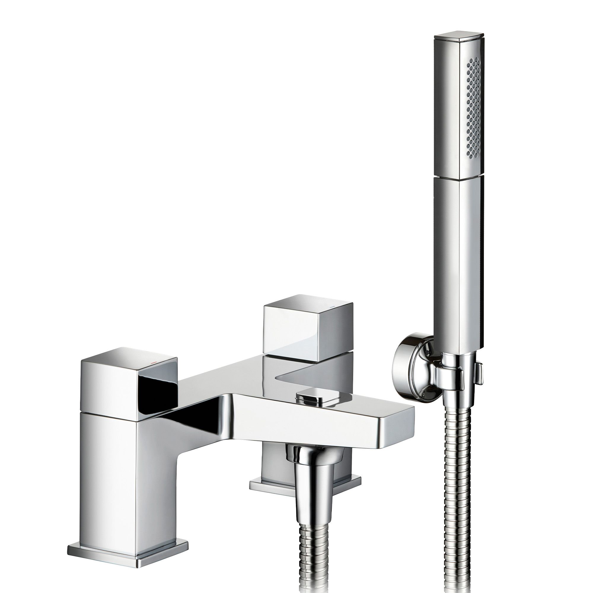 Mira Honesty Chrome effect Surface-mounted Manual Bath mixer Shower