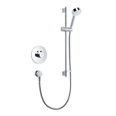 Mira Minilite BIV Chrome effect Dial Thermostatic Mixer Shower