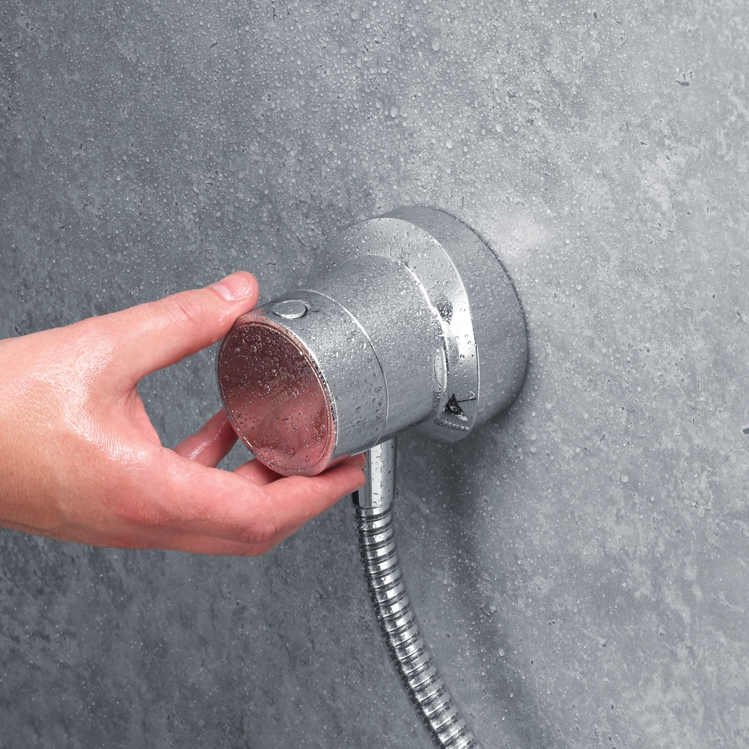 Mira Minimal Chrome effect Rear fed Mixer Shower kit & 1.25m hose length
