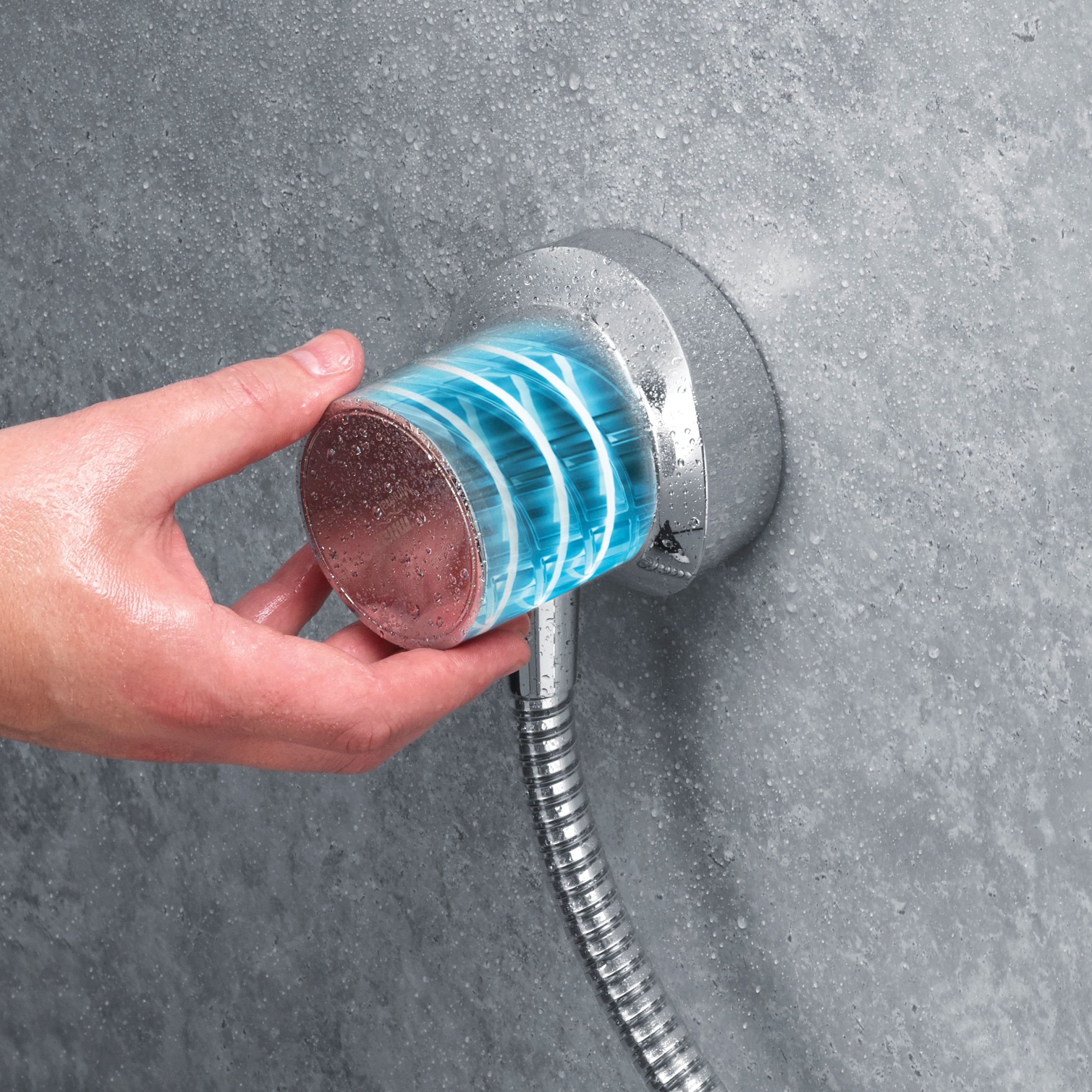 Mira Minimal Chrome effect Rear fed Mixer Shower kit & 1.25m hose length