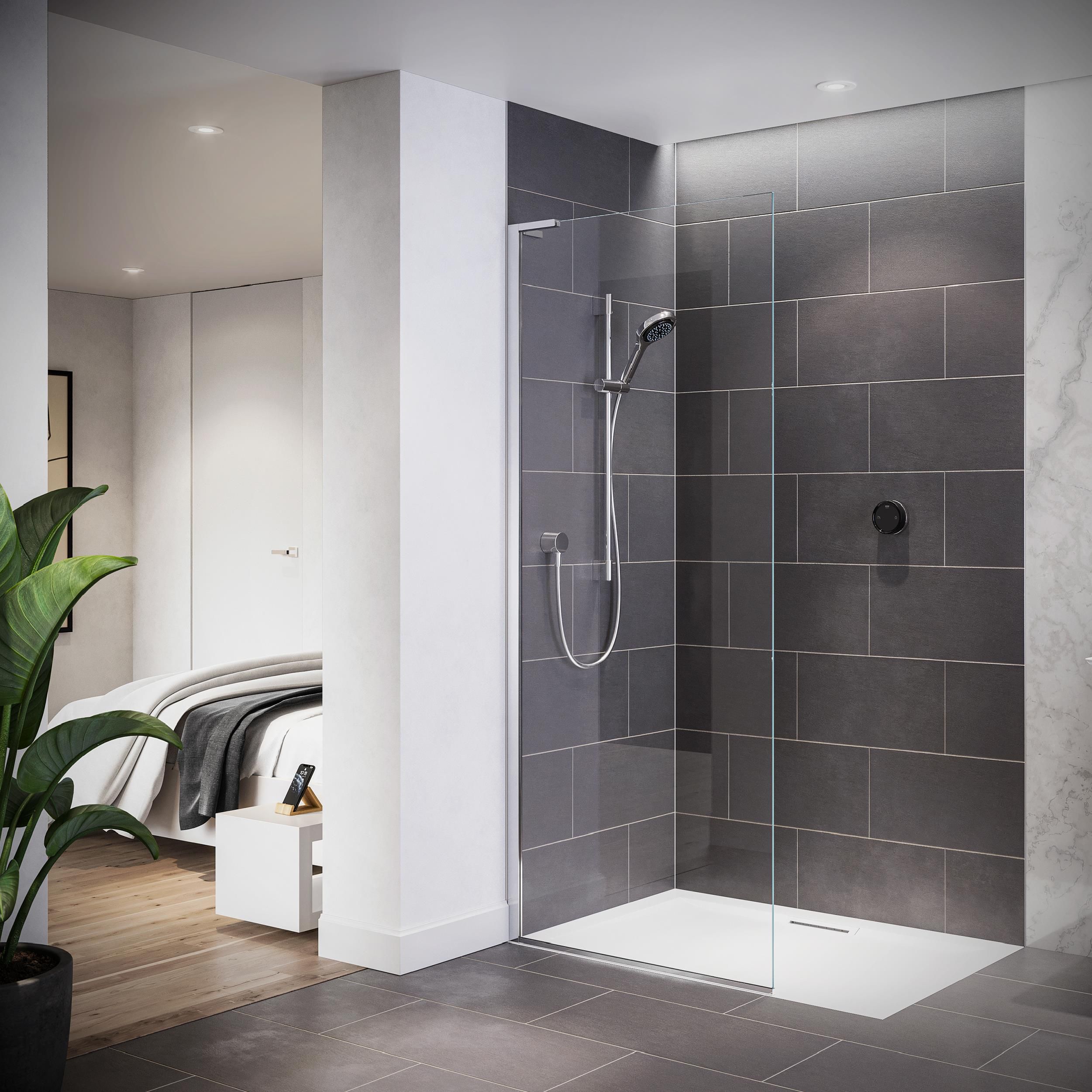 Mira Platinum Concealed valve Gravity-pumped Wall fed Smart Digital ...