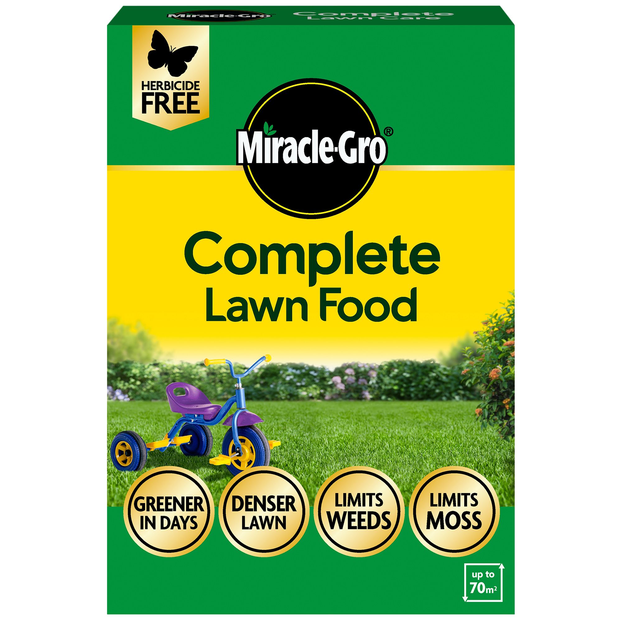Miracle-Gro Complete Lawn feed Granules 70m² 2.1kg | DIY at B&Q