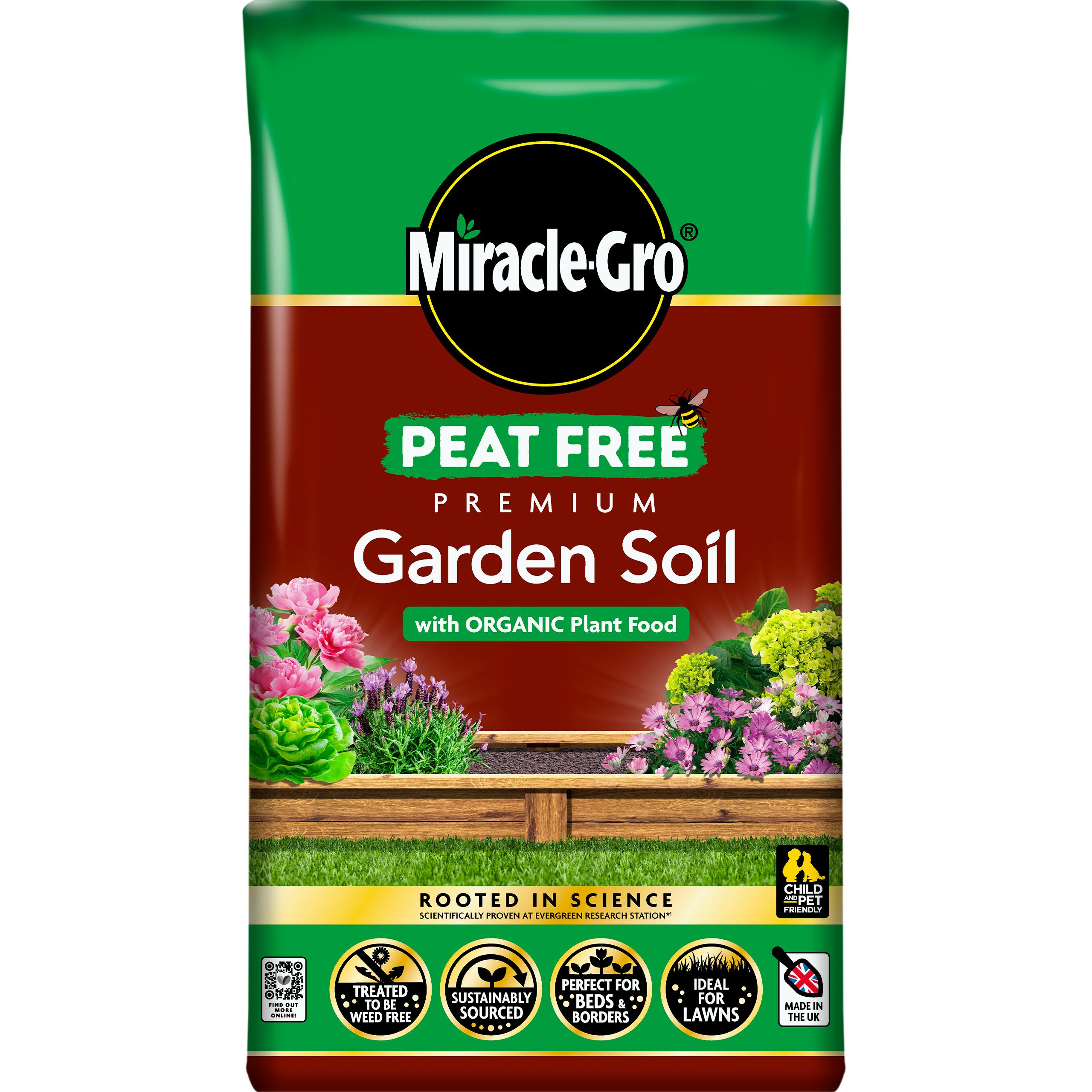 Miracle-Gro Growing Media Peat-free Multi-purpose Soil 30L