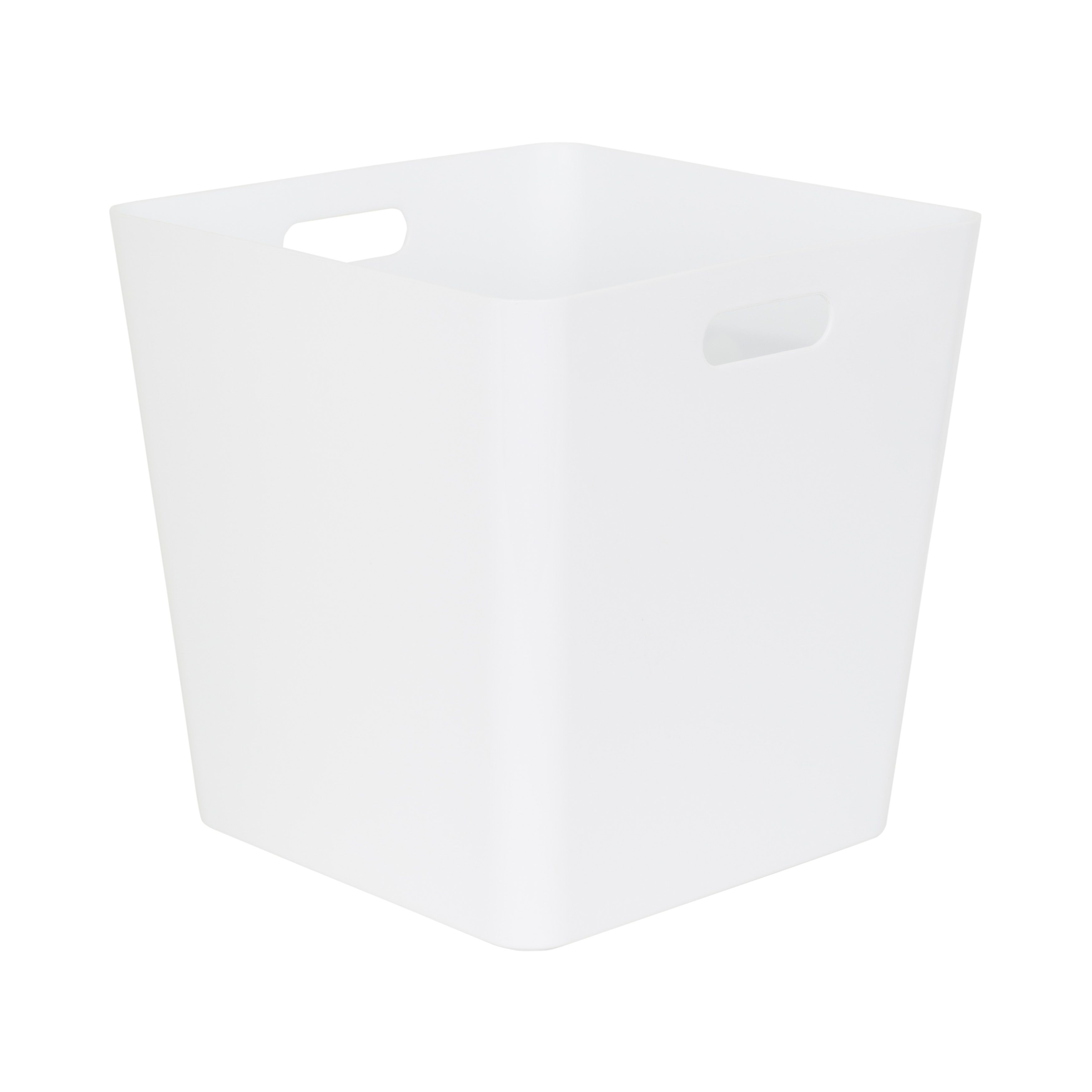 Mixxit White Large Plastic Nesting Storage box | DIY at B&Q