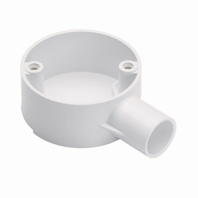 MK 1 Way Terminal box (Dia)25mm | DIY at B&Q