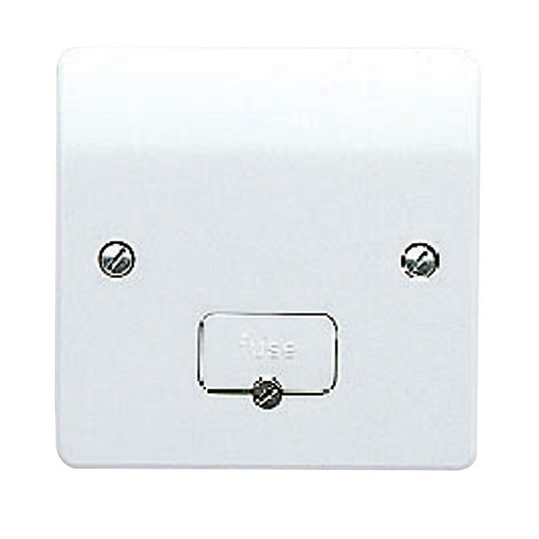 MK 13A 1 gang Raised slim profile Unswitched Fused connection unit ... MK 13A 1 gang Raised slim profile Unswitched Fused connection unit ...