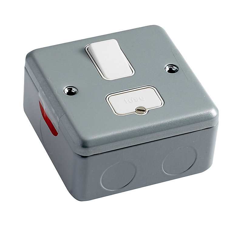MK 13A Matt Switched Fused connection unit | DIY at B&Q MK 13A Matt Switched Fused connection unit | DIY at B&Q