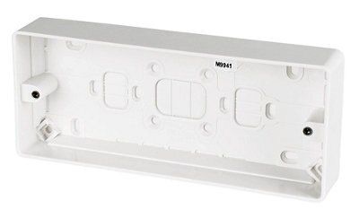 MK 30mm Moulded box | DIY at B&Q