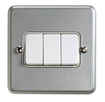MK Grey 10A 2 way Switch | DIY at B&Q