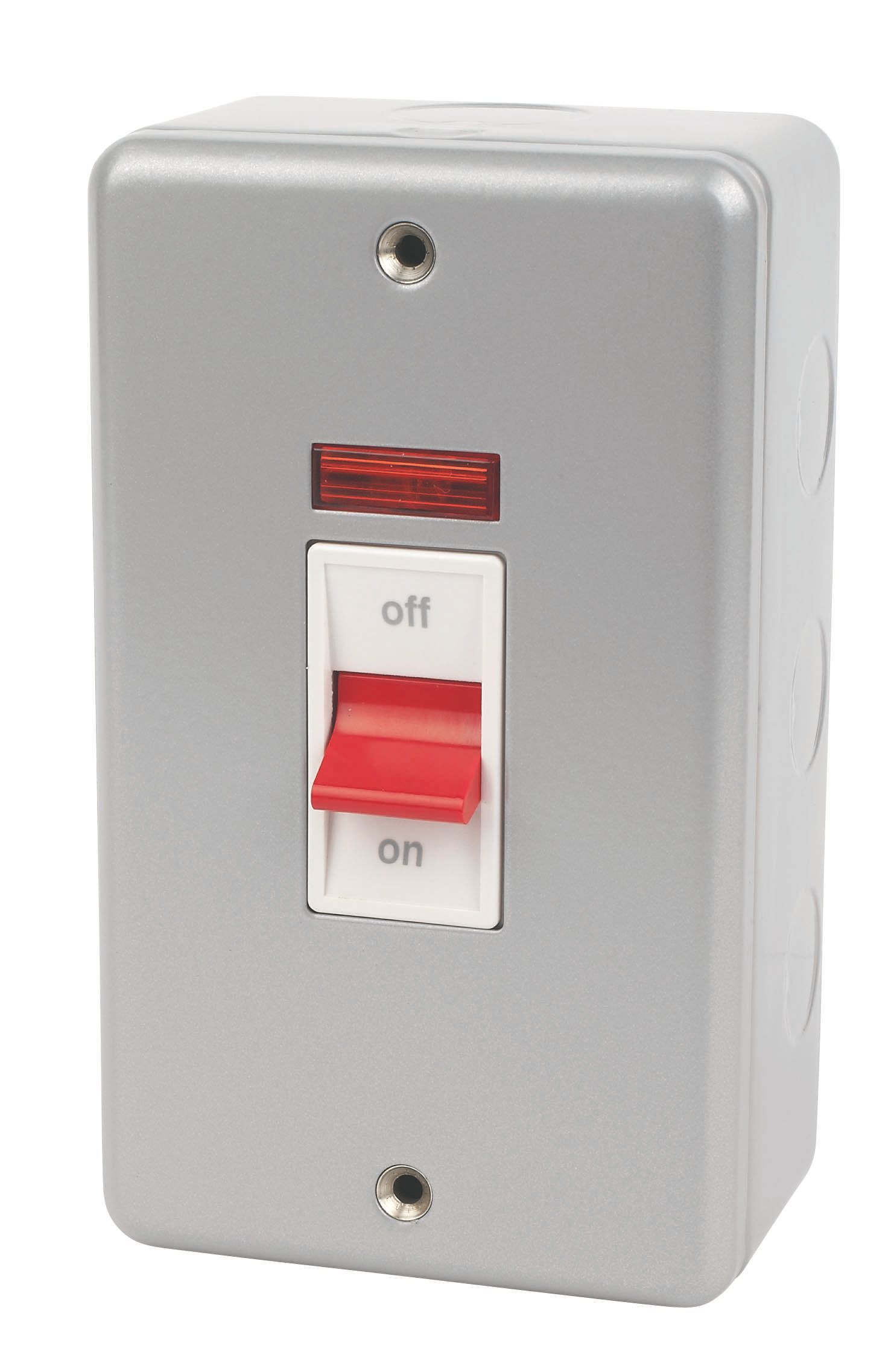 MK Grey 45A Cooker Switch | DIY at B&Q