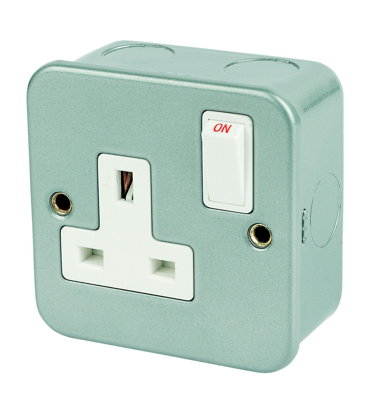 MK Metal-clad socket | DIY at B&Q