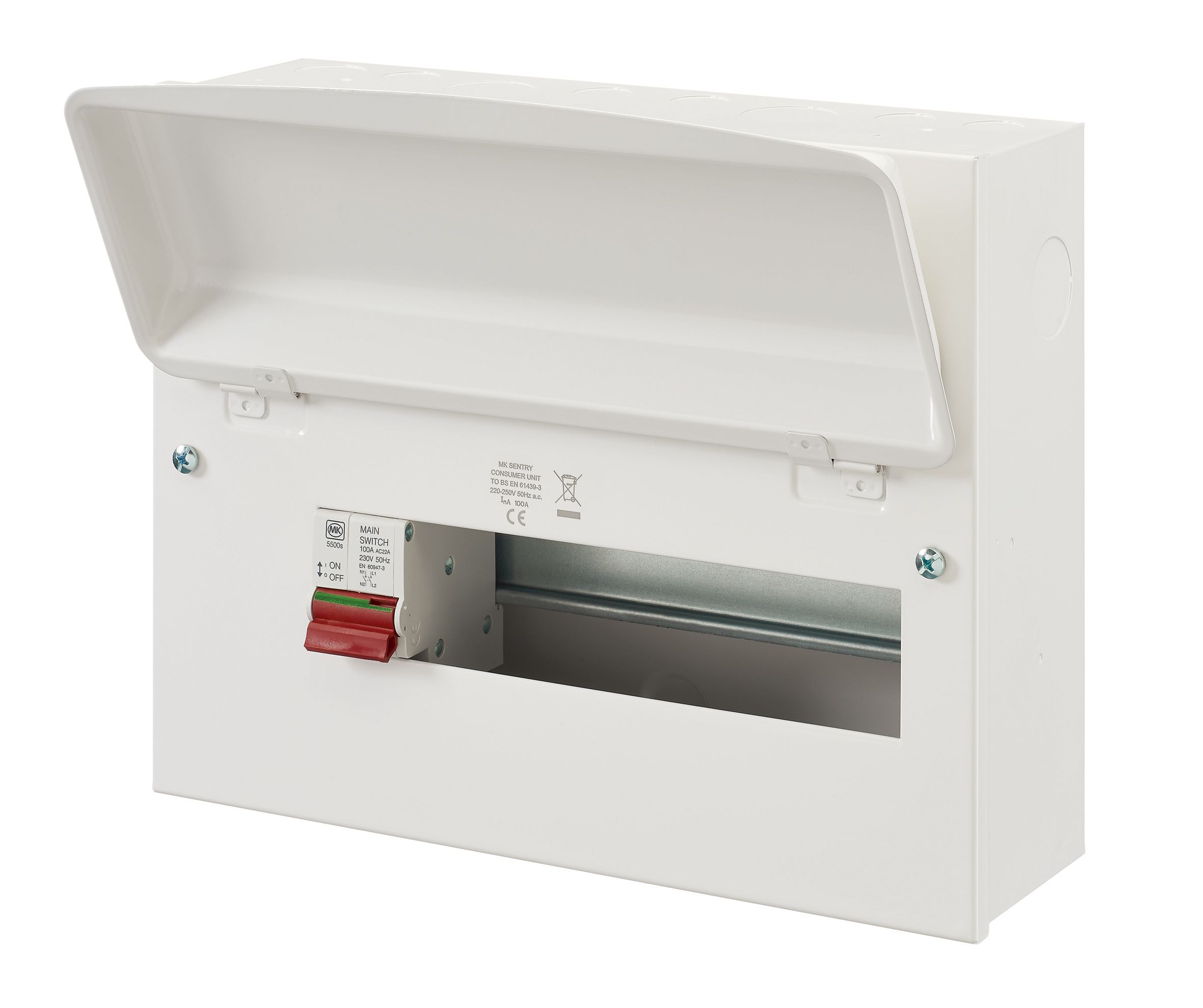 MK Sentry 10-way Main switch Consumer unit
