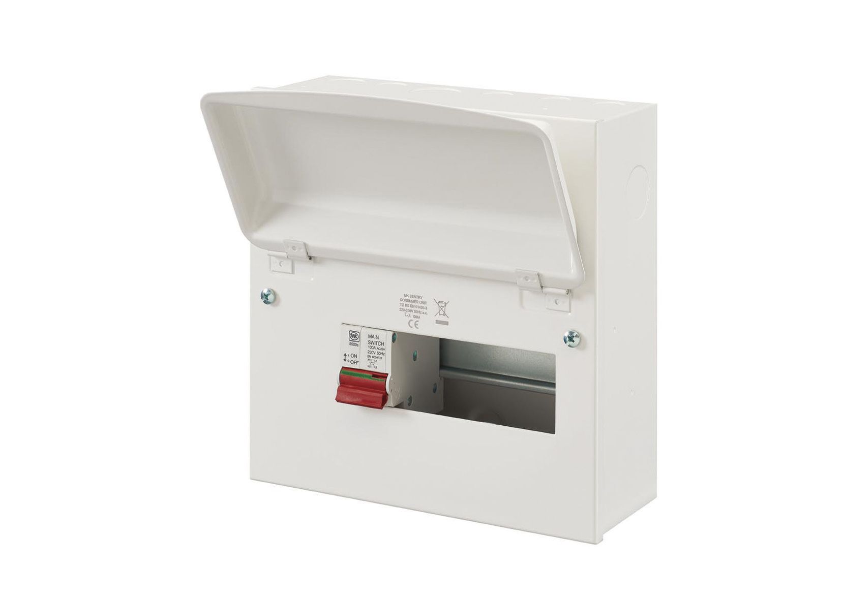 MK Sentry 6-way Main switch Consumer unit