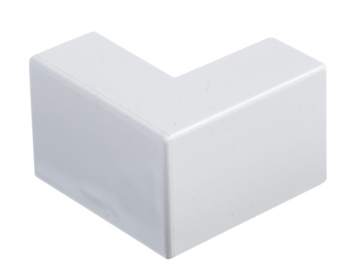 MK White 25mm x External 90° Plastic Angle joint