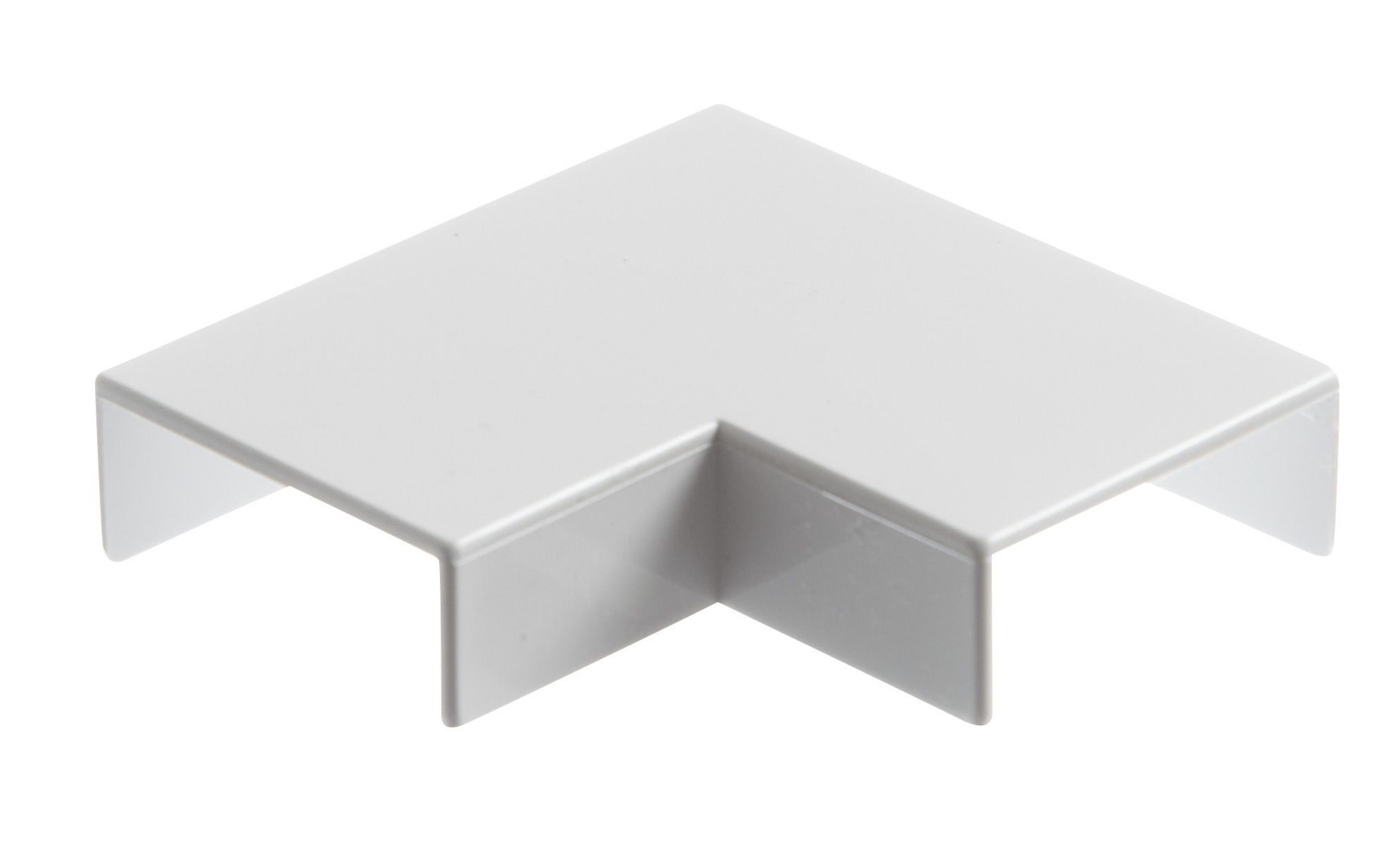 MK White 40mm x Flat 90° Plastic Angle joint