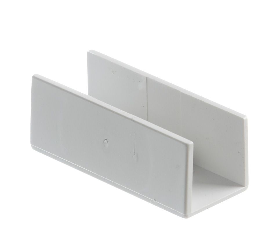 MK White (H)16mm (W)16mm Trunking coupler | DIY at B&Q