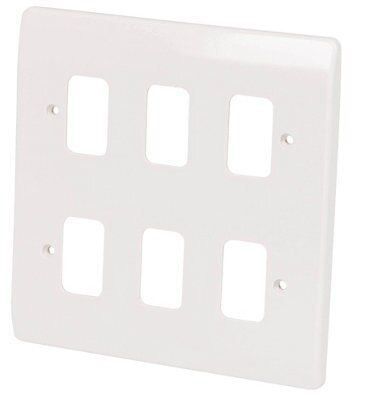 MK White Modular front plate