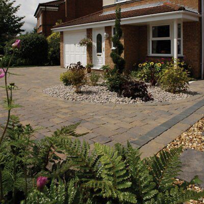 Monksbridge Croft Block paving (L)200mm (W)100mm (T)60mm, Pack of 360