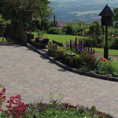 Monksbridge Royale Block paving (L)200mm (W)100mm (T)60mm, Pack of 360 ...