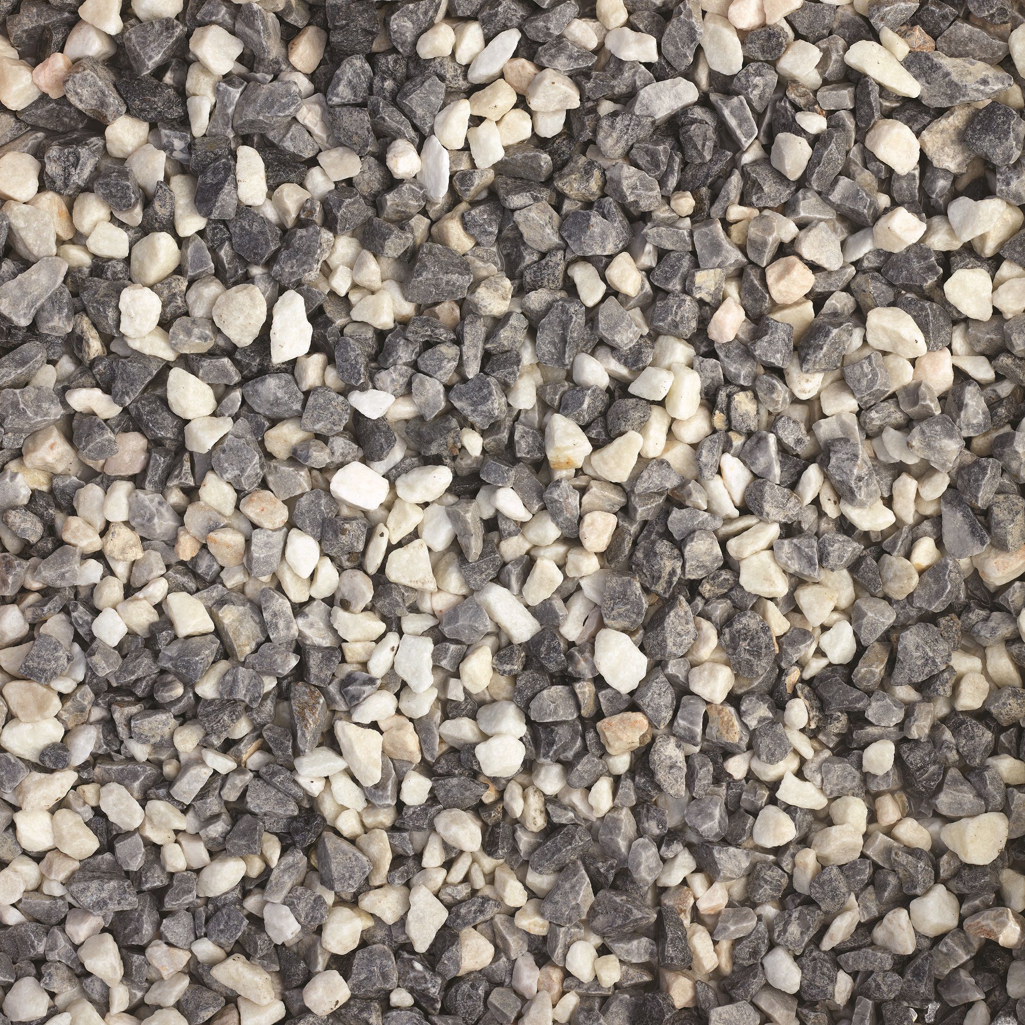 Moonlight Mix Grey 10-30mm Stone Decorative chippings, Large Bag, 0.4m²