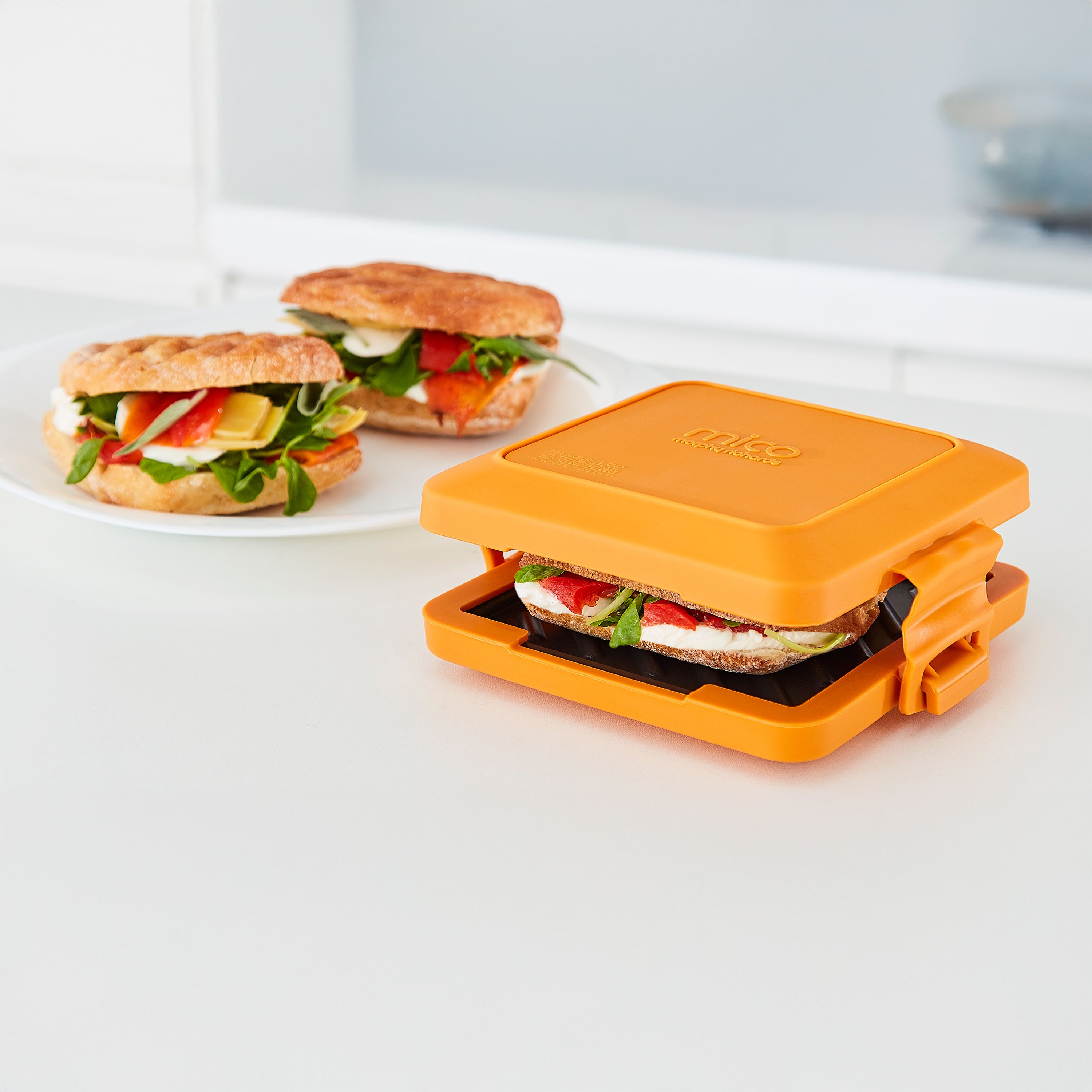 Morphy Richards Orange Cordless Microwave Sandwich toaster