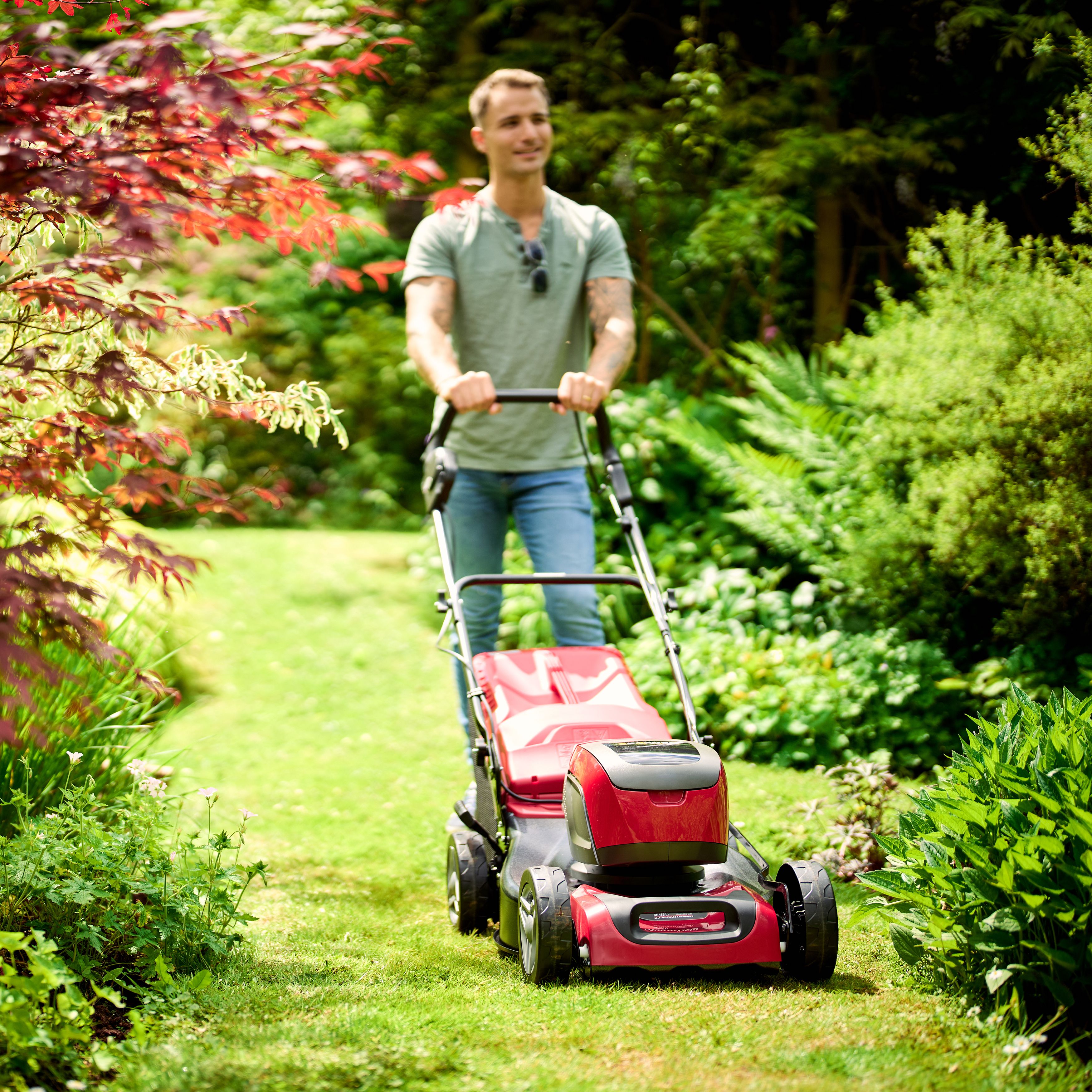 Mountfield 48V Cordless 46cm Rotary Lawnmower (1 x 5Ah) - SP185 Li