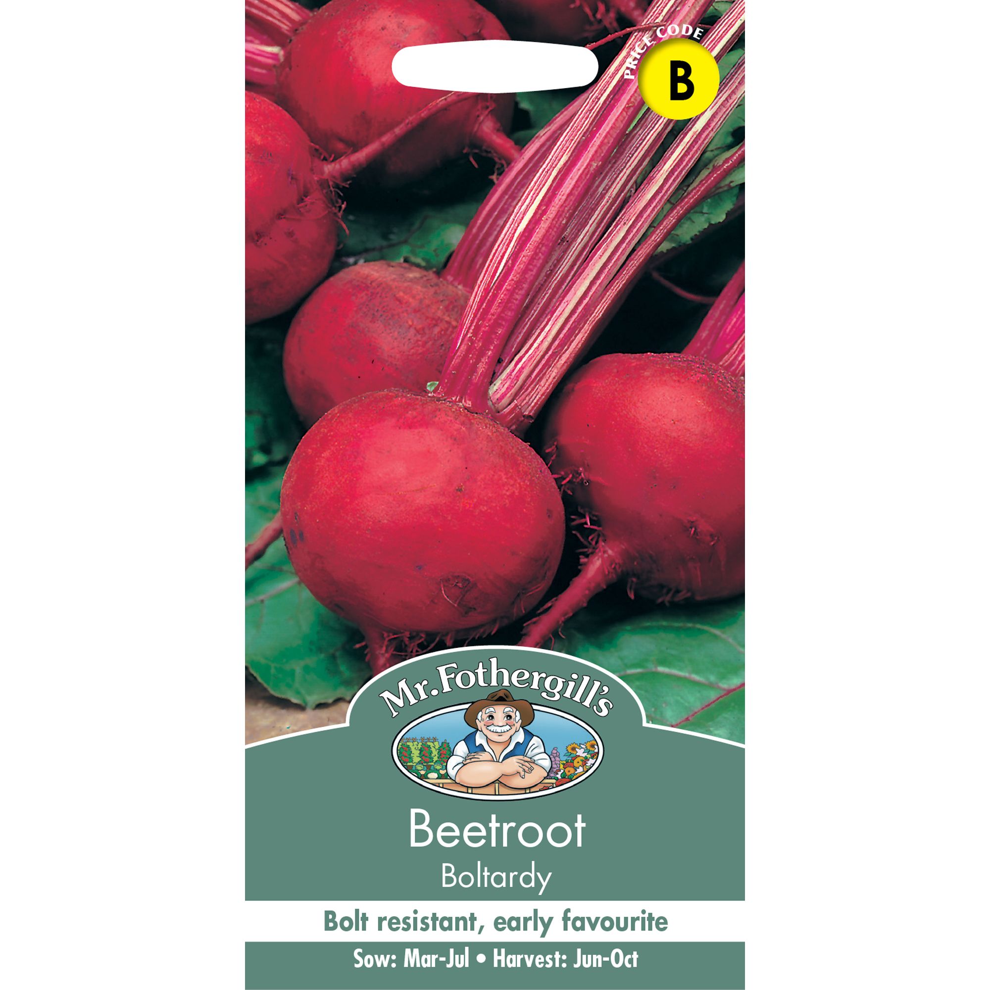 Mr Fothergills Beetroot 'Boltardy' Vegetable Seeds