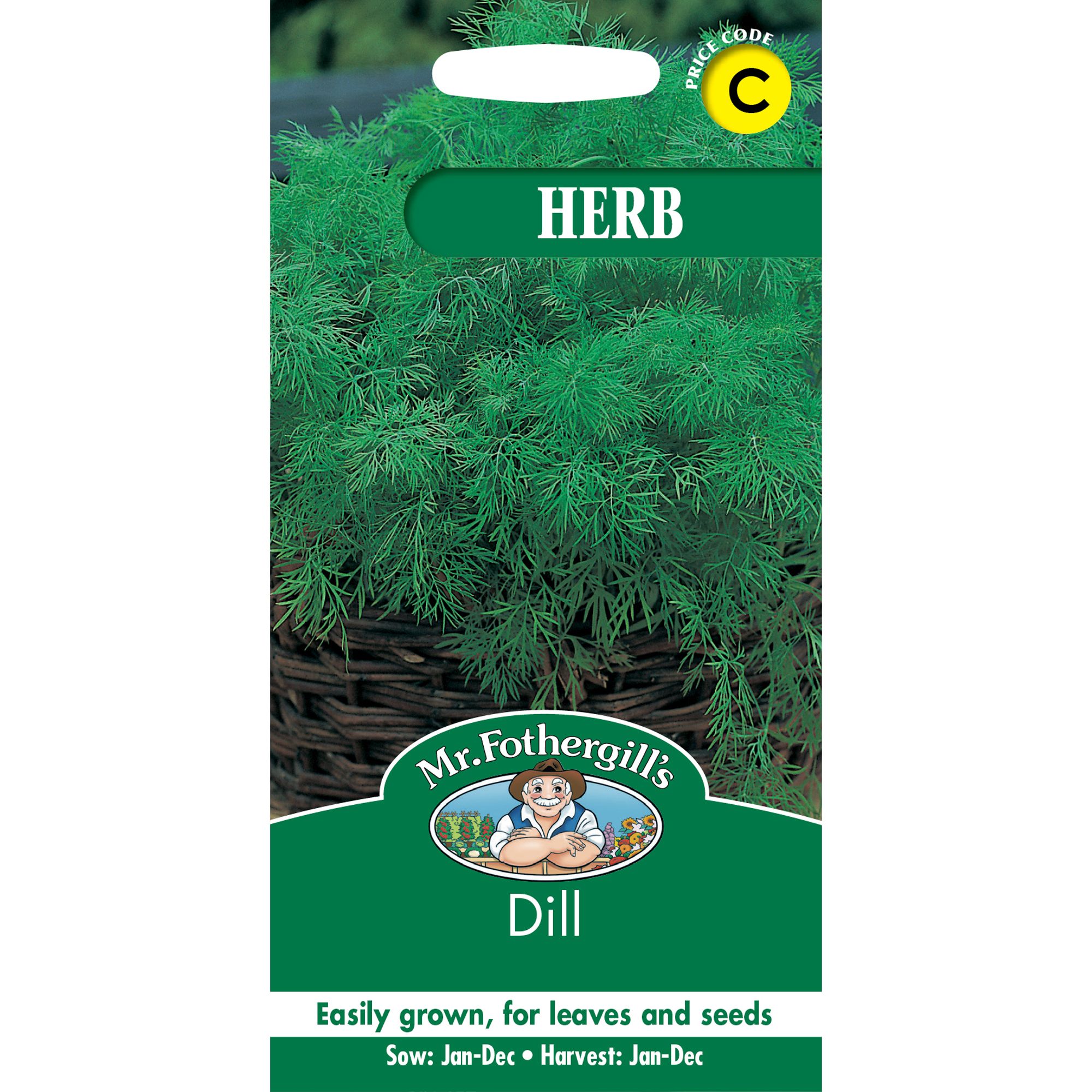 Mr Fothergills Dill Herb Seeds