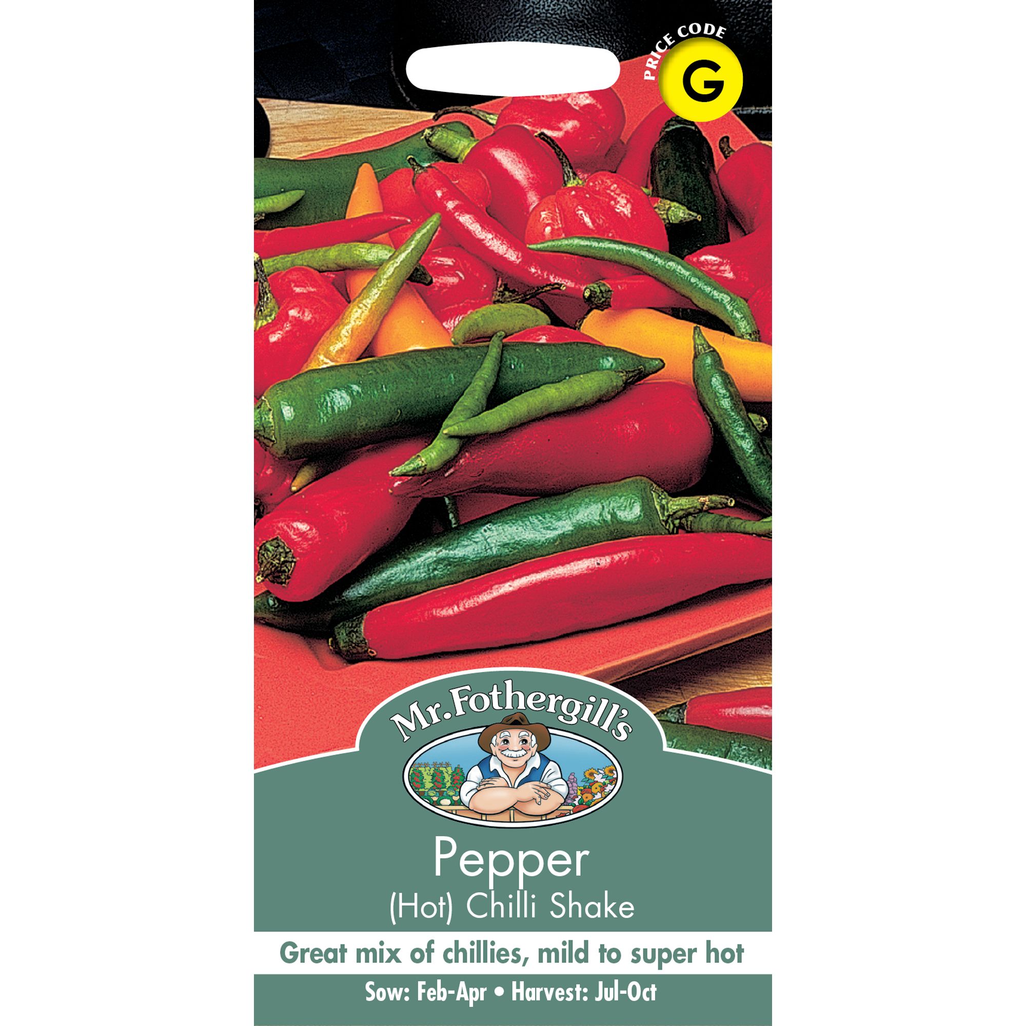Mr Fothergills Pepper 'Chilli Shake' Vegetable Seeds