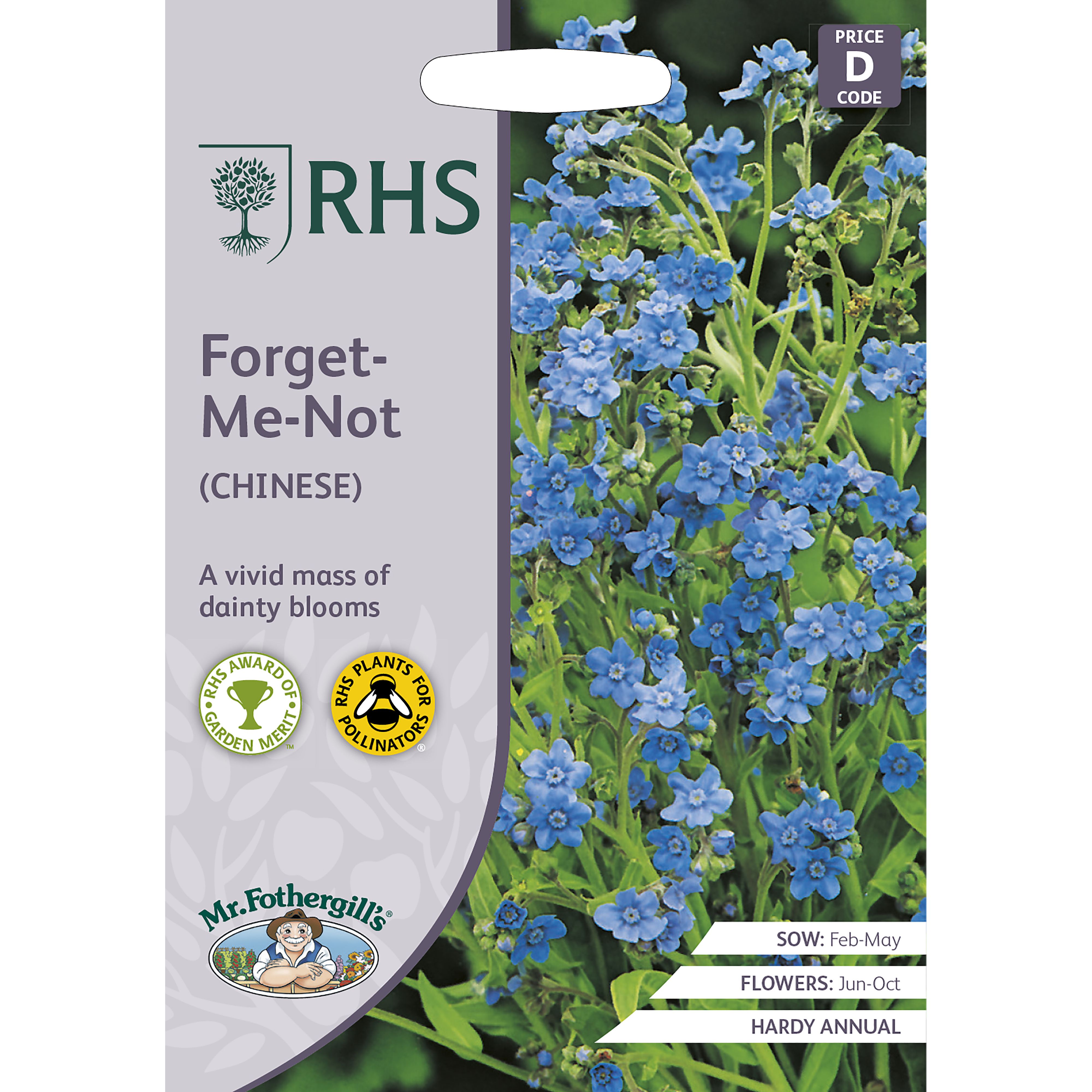 Mr Fothergills RHS Forget-Me-Not (Chinese) Forget-Me-Not Seed