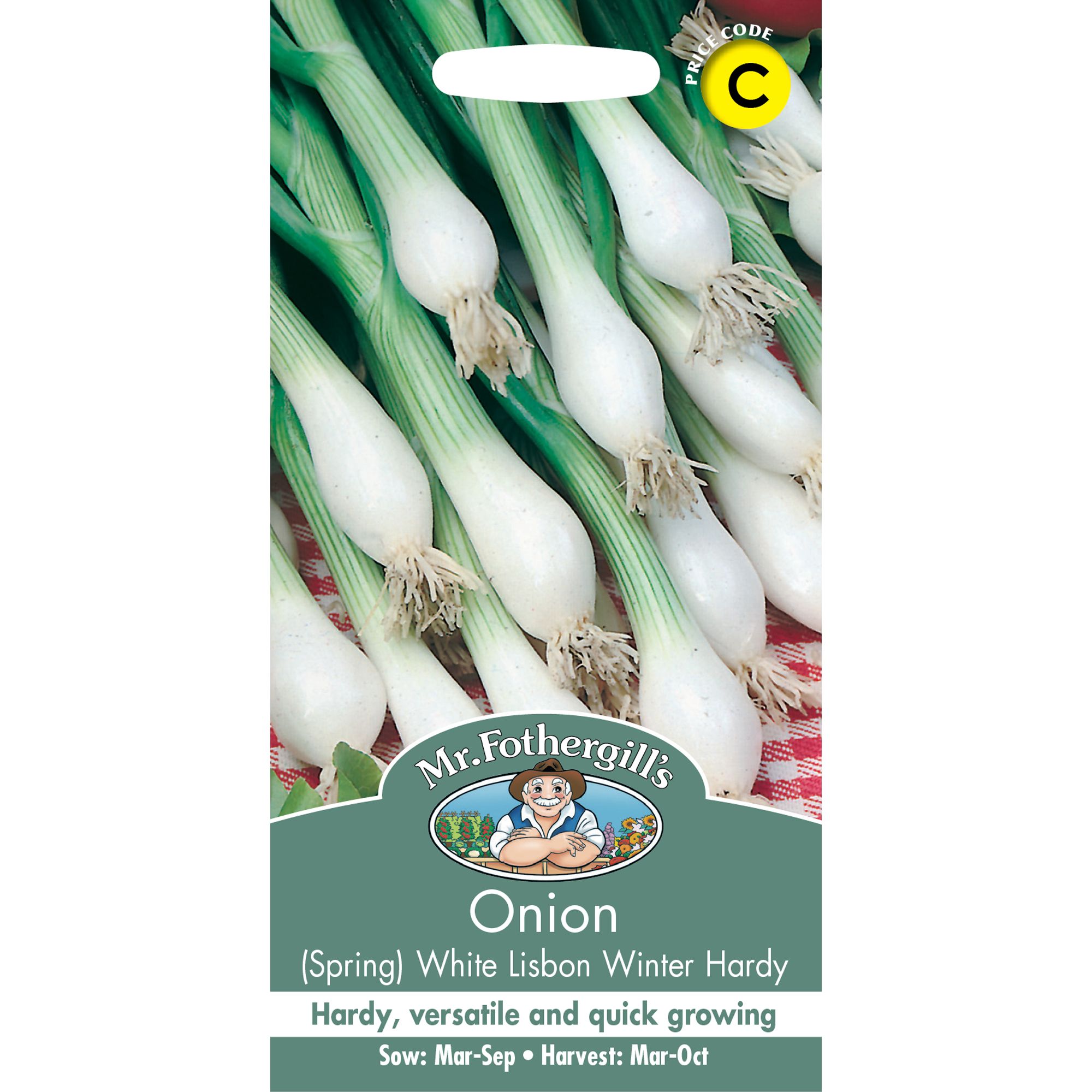 Mr Fothergills Spring onion Vegetable Seeds